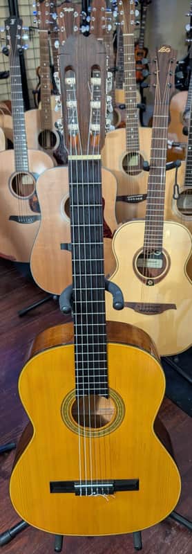 Aria AC7 Concert Classical Acoustic Guitar Nagoya Japan 1977 | Reverb