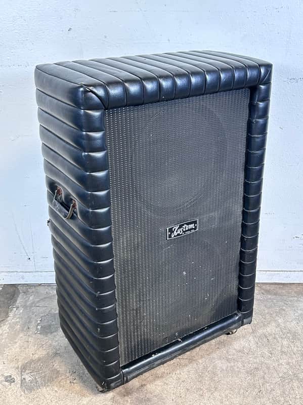 Vintage 1969 Kustom Tuck & Roll 2x15 Speaker Cabinet | Reverb