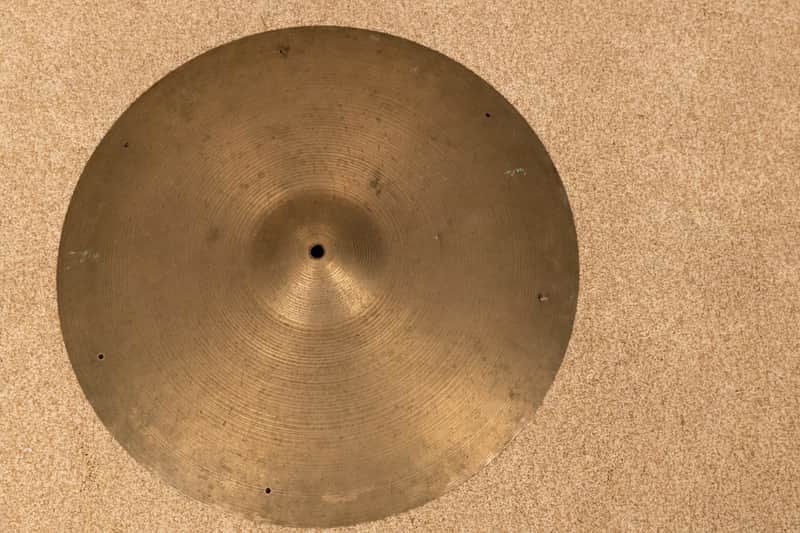 1950s Zildjian A 20" Sizzle Ride Cymbal 2000g | Reverb