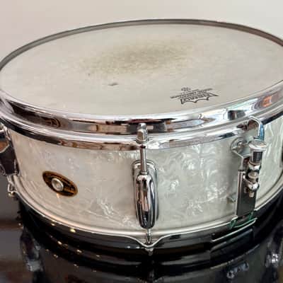 Slingerland Student model 6-lug WMP snare 1960s - White | Reverb