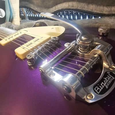 Gretsch G5210T-P90 Purple w/ Hard Case Lollar Pickups | Reverb