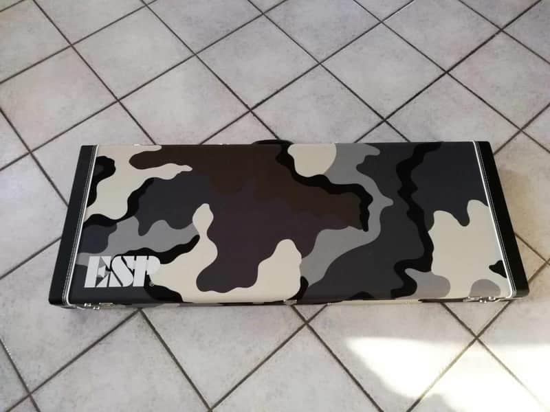 ESP CSNAKEBYTECAMOFF 2022 - Camo guitar hardshell case for | Reverb