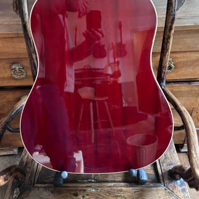 Gibson Slash Signature J-45 Vermillion Burst Left | Reverb Canada