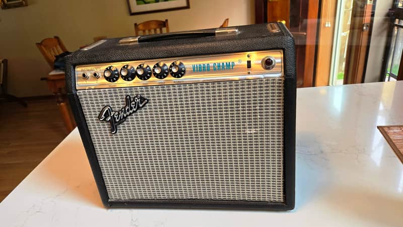 Fender Vibro Champ Sliverface Amplifier 1978 | Reverb