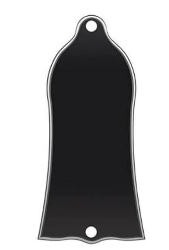 3-ply Plain Black Bell Truss Rod Cover for Gibson SG/Les | Reverb