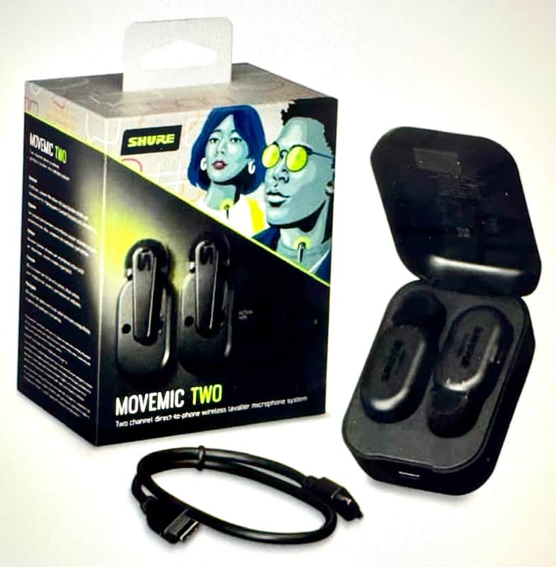 Shure MoveMic Two 2-Channel Wireless Lavalier Microphone | Reverb