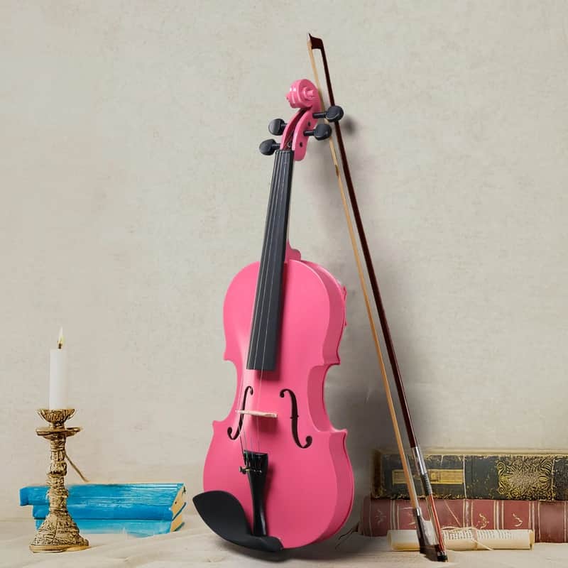 Cxxss 1/4 Size Kids Beginners Acoustic Violin With Case Bow | Reverb