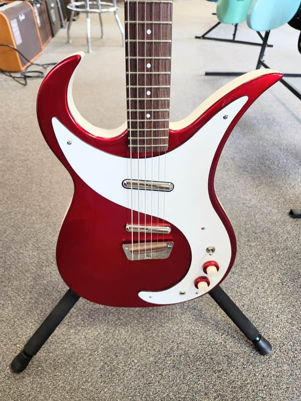 Used 2012 Danelectro Wild Thing Baritone Guitar- Red, Made in | Reverb