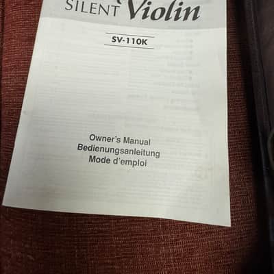 Yamaha SV-100K Silent Violin Blueburst with Case & Bow | Reverb