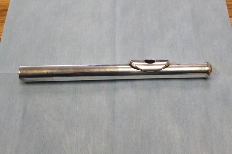 Used Yamaha YFL-200 series Flute Head Joint Nickel Plated | Reverb