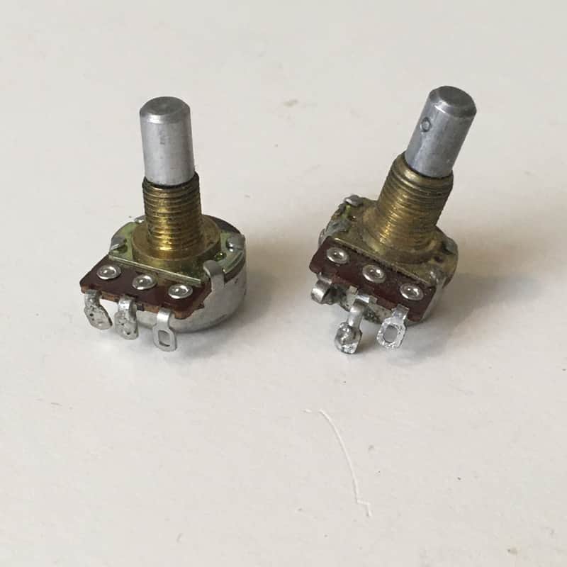 1993 B50K/B500k Vintage Micro Alpha Style Pots Fender Custom | Reverb