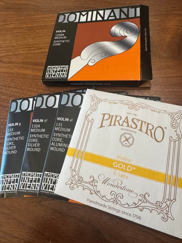 Thomastik-Infeld 135BA Dominant 4/4 Violin String Set - | Reverb