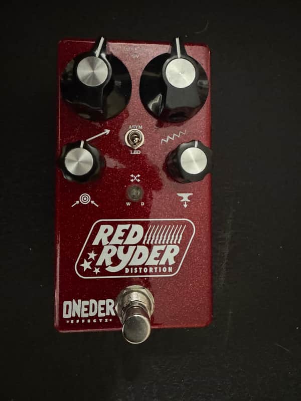 Oneder Effects Red Ryder Distortion 2023 - Present - Crimson | Reverb