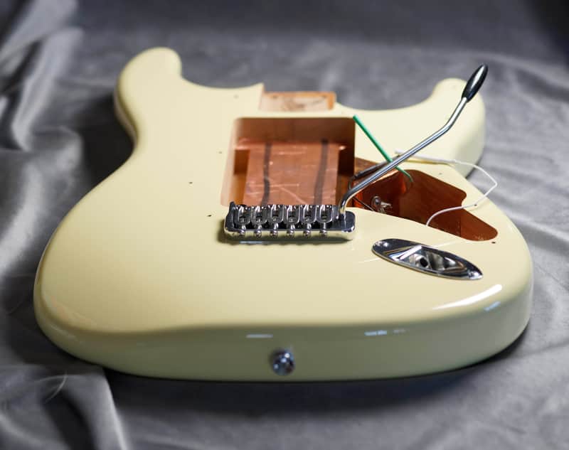 Warmoth Strat Body – Alder – Light Yellow – Universal Route – | Reverb