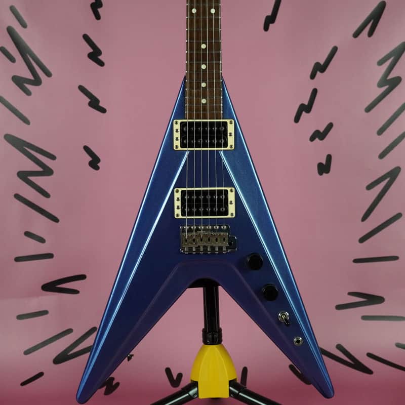 Yamaha VX-1 Flying V 1985 Blue Metallic MIJ Japan | Reverb Canada