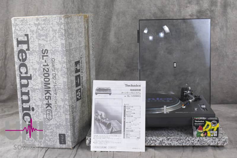 Technics SL-1200MK5 Black Direct Drive DJ Turntable in | Reverb Canada