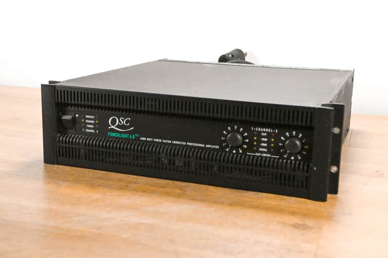 QSC PowerLight 6.0 PFC Power Factor Corrected 2-Channel Power | Reverb