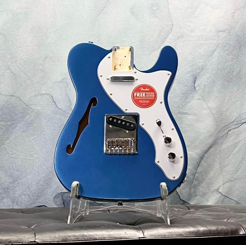 Squier Loaded Thinline Telecaster Body Lake Placid Blue | Reverb