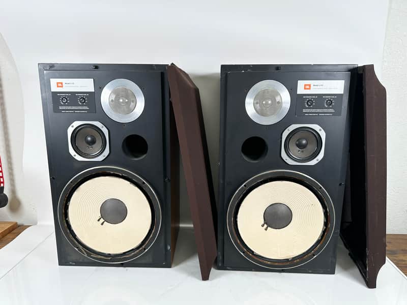 Vintage JBL L112 3 Way Speakers (Pair) w/ Refoam Kit | Reverb