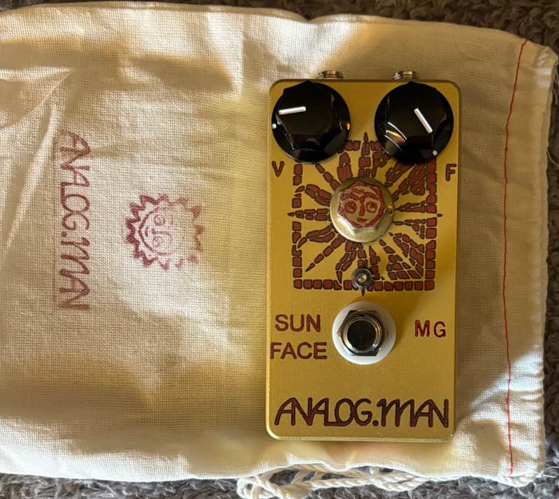 Analogman Germanium Sun Face Fuzz 2020 - Gold | Reverb