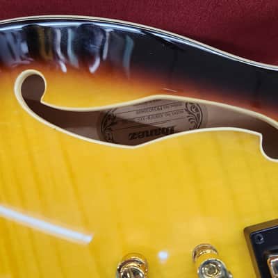 Ibanez AS93FM-AYS 5B-05 - Flame maple sunburst semi | Reverb Australia