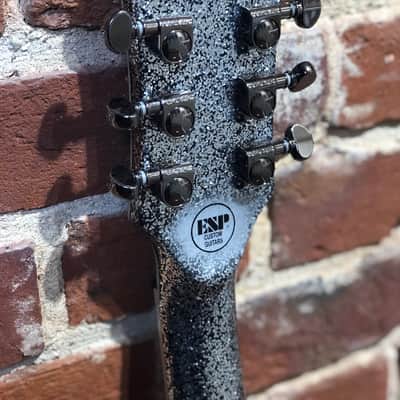 ESP Custom Viper Baritone - Silver Heavy Flake Sparkle | Reverb
