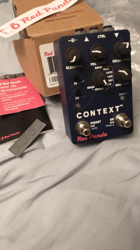 Red Panda Context Reverb V2 2020 - Gray | Reverb
