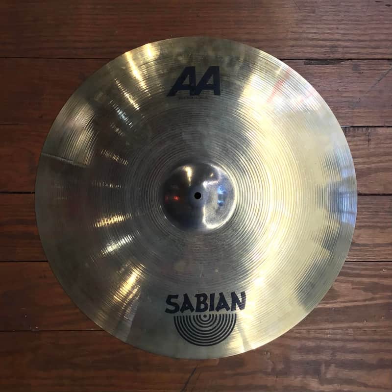 USED Sabian AA 24" Bash Ride Cymbal | Reverb
