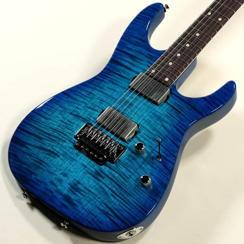 Tom Anderson Angel Bora in Transparent Blue Burst Bora in | Reverb