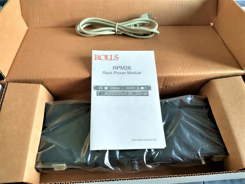Rolls RPM26 Rack Power Module w/ LED lights BRAND NEW Sealed | Reverb