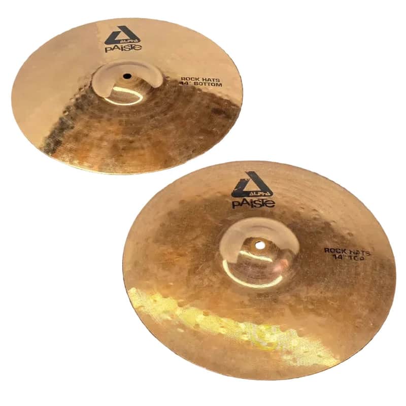 Used Paiste Alpha Rock Hi Hat Cymbals 14" - Good | Reverb Canada