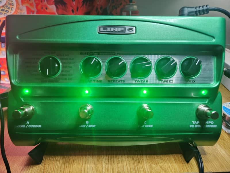 *Modded Line 6 DL4 Delay Modeler 1999 - 2021 - Green | Reverb