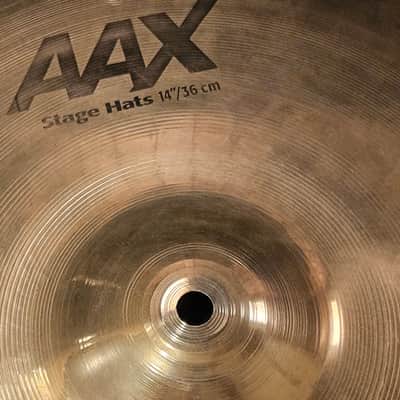 Sabian 14" AAX Stage Hi-Hat Cymbals 1030g/1510g Matched Pair | Reverb