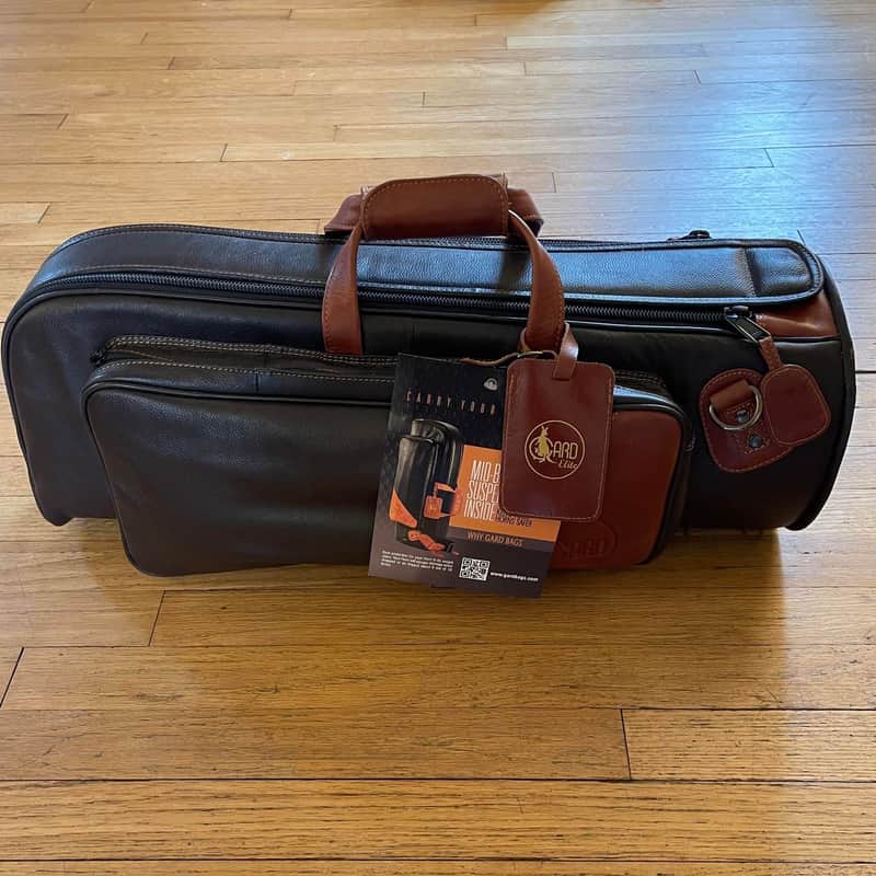 Gard Bags Elite 1-ECLCN-V Single Trumpet - Chocolate Leather | Reverb