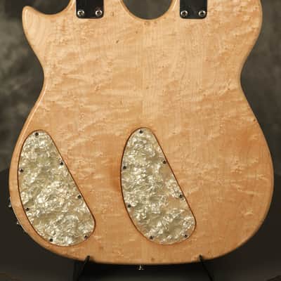 1977 Carvin DB630 Double Neck Guitar 6/4 Bass Natural Bird's | Reverb