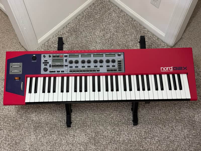 Nord Modular G2X 61-Key Synthesizer 2004 - 2009 - Red | Reverb