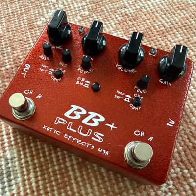 Xotic BB+ Dual Boost/Overdrive preamp pedal 2010-2015 - red | Reverb