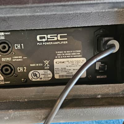 QSC PLX1804 PLX2 Series Compact Rack-Mounted Power Amp with | Reverb