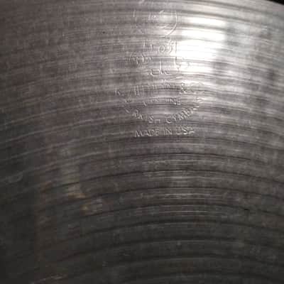 Vintage Zildjian K 13 inch hi hat cymbal | Reverb