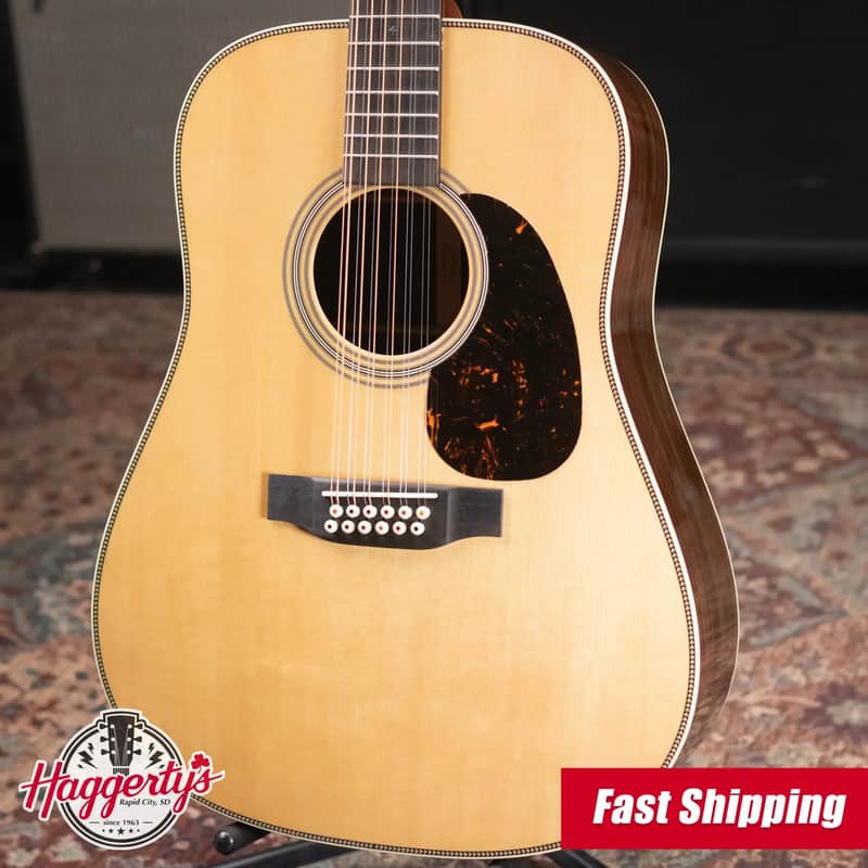 Martin HD12-28 12-String Dreadnought Acoustic Guitar with | Reverb