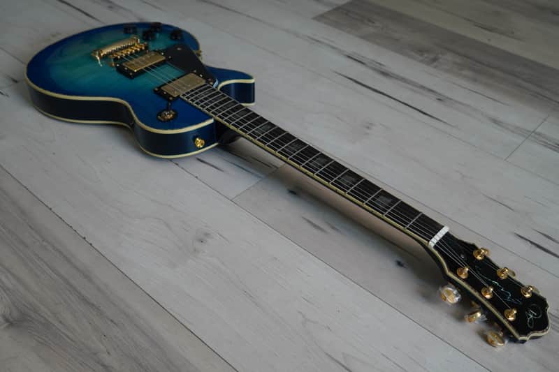 AIO Wolf WLP Electric Guitar blue burst Left-handed | Reverb