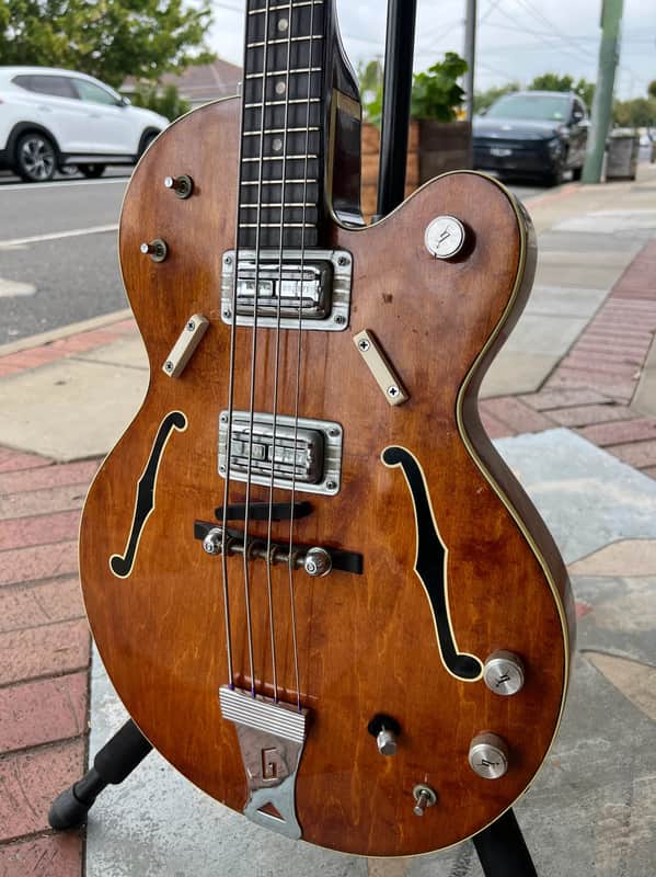 Gretsch 6073 Semi Hollow 4-String Bass Guitar | 1968 | Reverb
