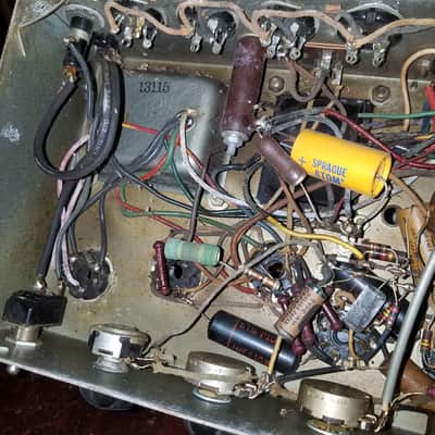 Webster Electric Rare Early Mono Tube PA Amp Mixer 1/4" phone | Reverb