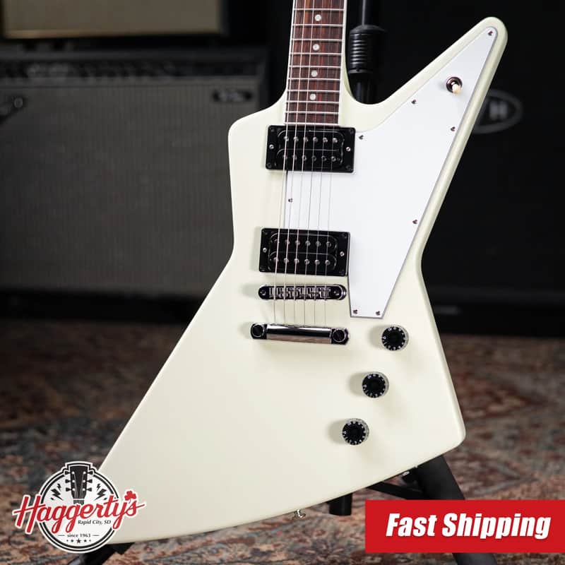 Gibson 70s Explorer Electric Guitar - Classic White with | Reverb