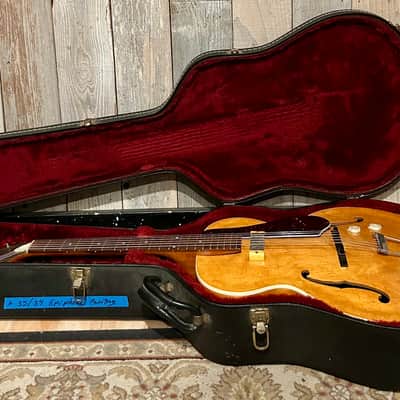 1950's Epiphone Century E422 Hollowbody Natural Blonde Arch | Reverb