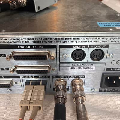 SSL XLogic Alpha-Link MADI SX (AES) + RME MADIface USB | | Reverb