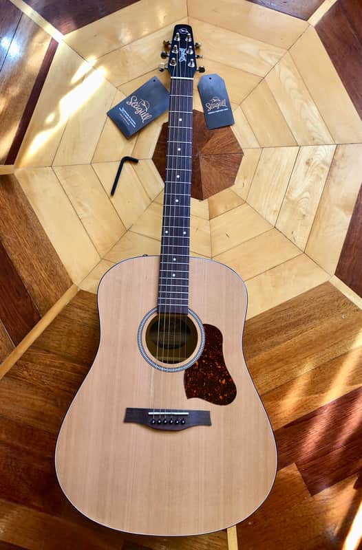 NEW Seagull Guitar S6 Cedar Original Acoustic Guitar - | Reverb