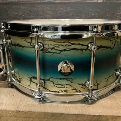 Dixon Artisan Ash Enchanted Electric Blue Burst PDSAN654EA | Reverb