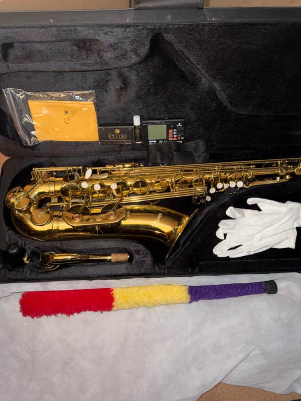 Mendini by Cecilio Bb Tenor Saxophone 2020s - Gold | Reverb