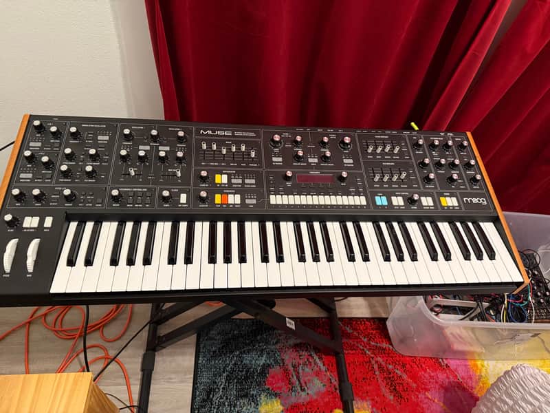Moog Muse 8-Voice Analog Synthesizer 2024 - Present - Black | Reverb